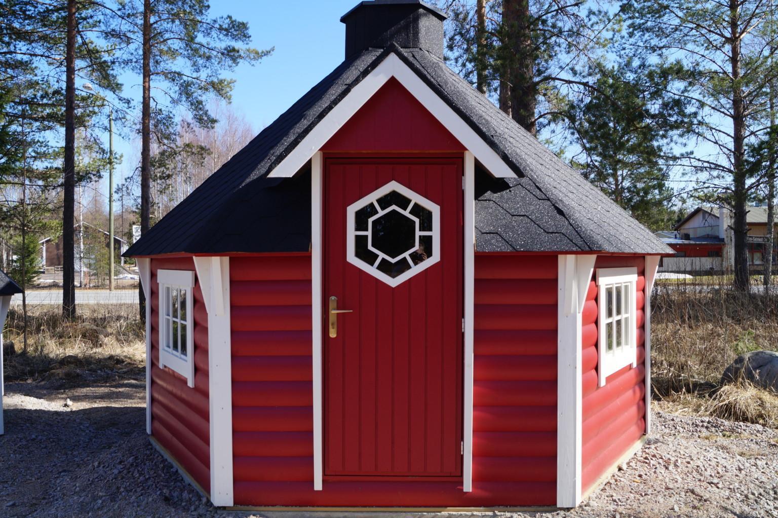 Grillikota | Luxus grillikota 10 m2 + lisäetupaketti | Finn-Sermest Oy